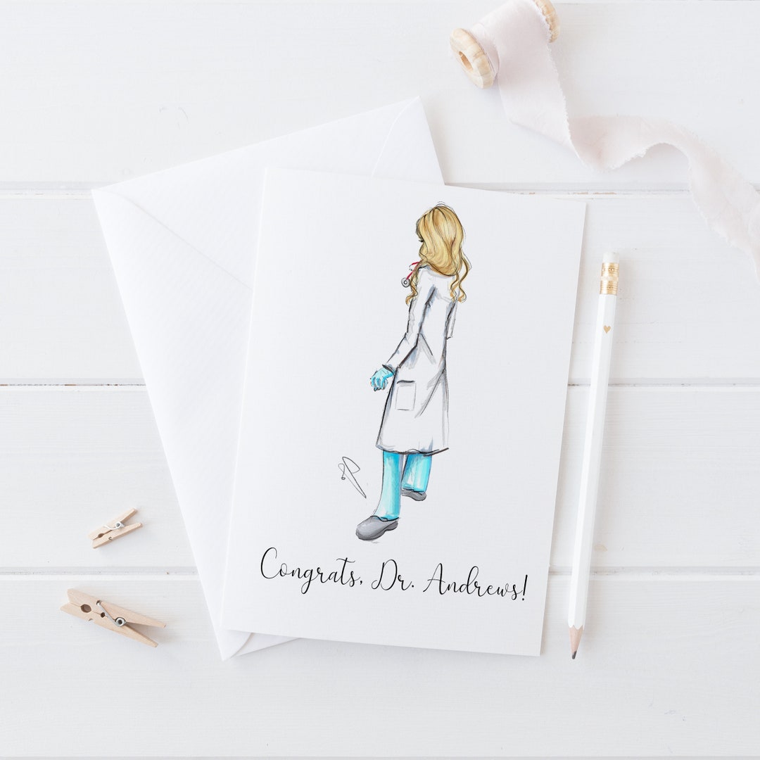 The Doctor Grad Card [ Doctor Graduation Card - Custom Graduation Card ...