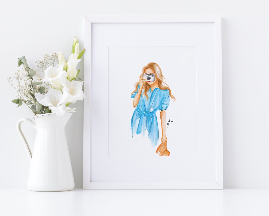 Art Print:picture Perfect (fashion Illustration Print - Summer ...