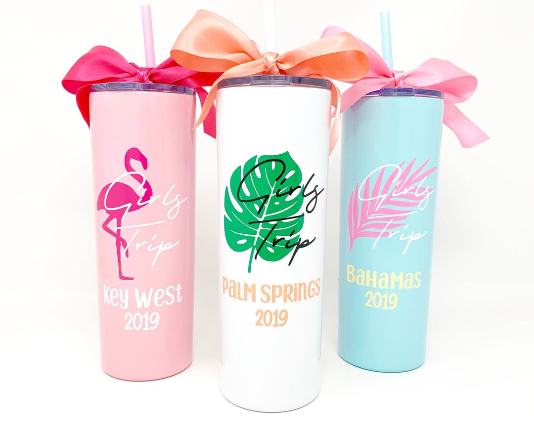 Personalized Girls Trip Cups Customizable Girls Weekend Tumbler Party ...