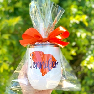 Personalized Clemson Tigers Tumbler Clemson Football Tailgate Cup ...