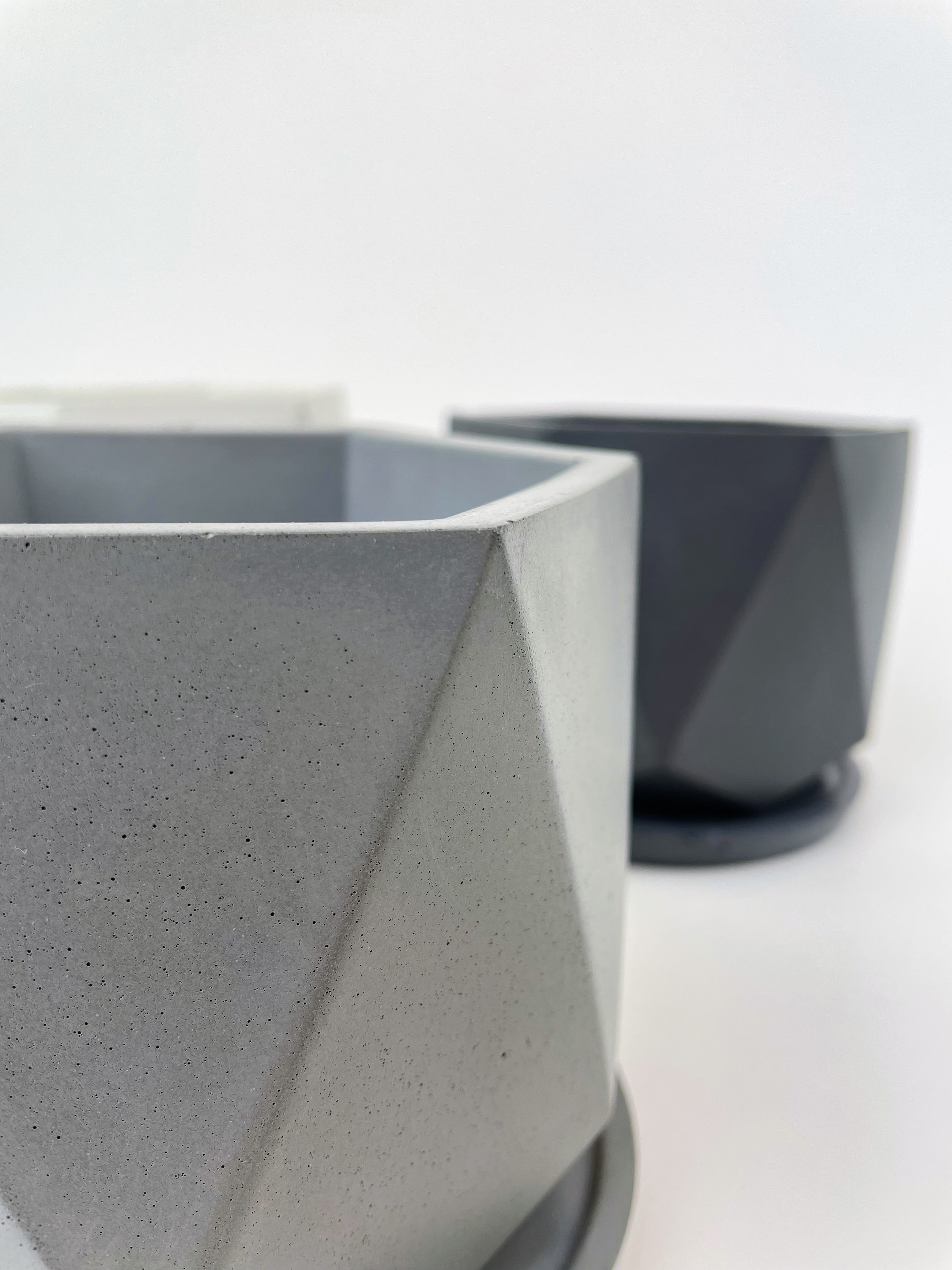 Concrete Planter Geometric Planter Modern Concrete Planter - Etsy
