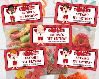 BOXING PARTY CUPS Boxing Birthday Party Boxing Party Favors Boxer Party ...