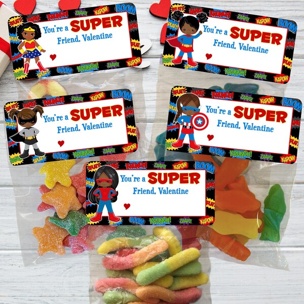 Superhero Valentine - Etsy