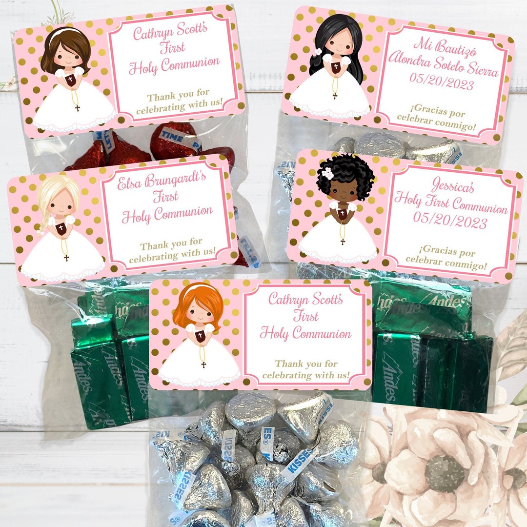 First Communion Treat Bags, Communion Party Favors, Communion ...