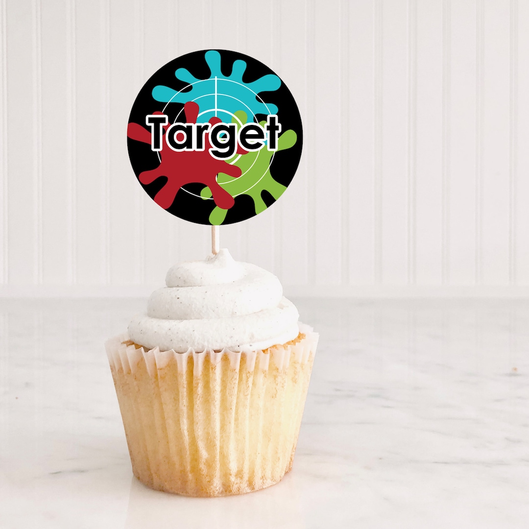 Paintball Party Stickers, Paintball Party Favors, Paintball Party ...