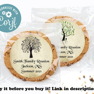 Editable Family Reunion Party Package: Invitations, Favors (digital ...