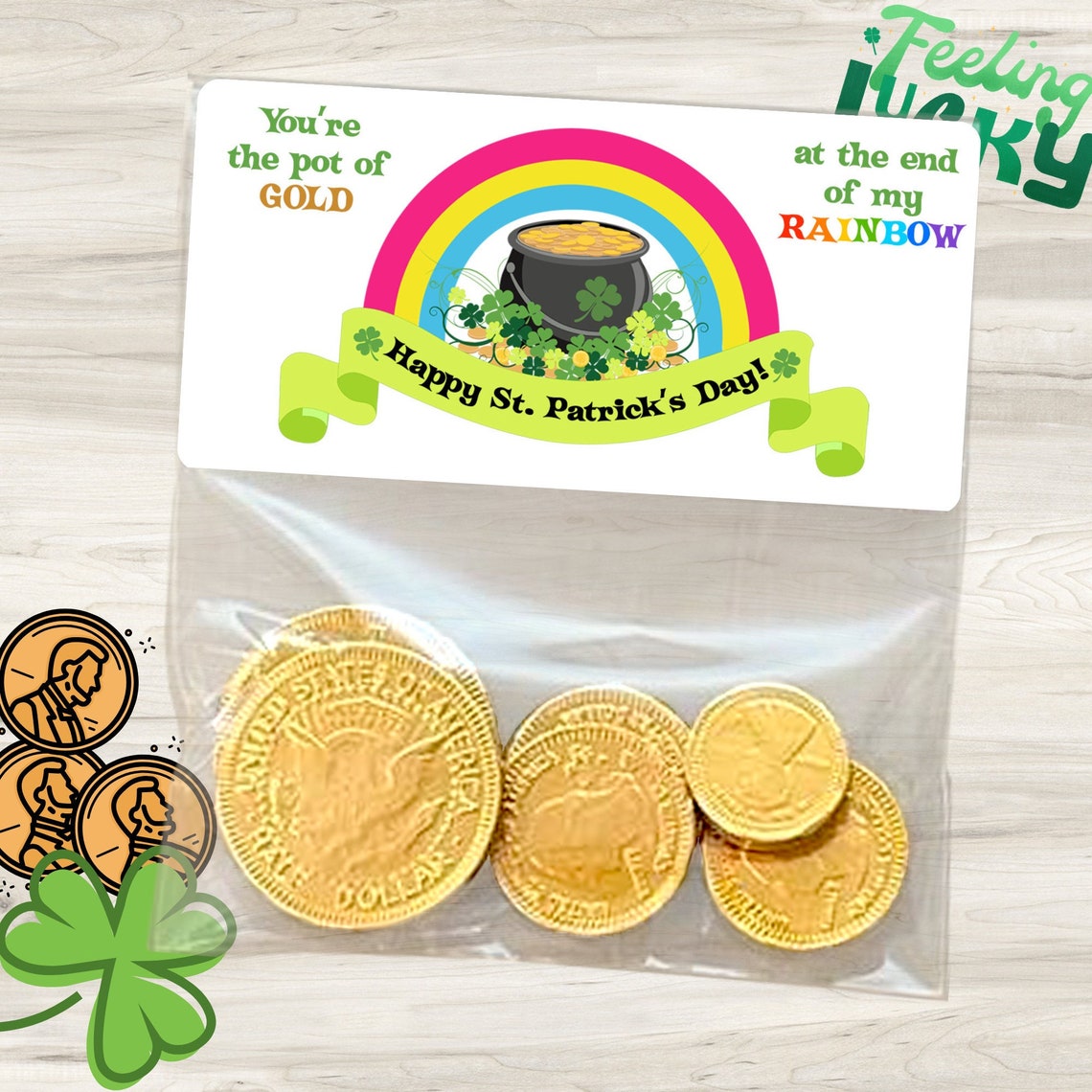 St Patrick's Day, Pot of Gold, Irish Party Favors, St Patrick's Party ...