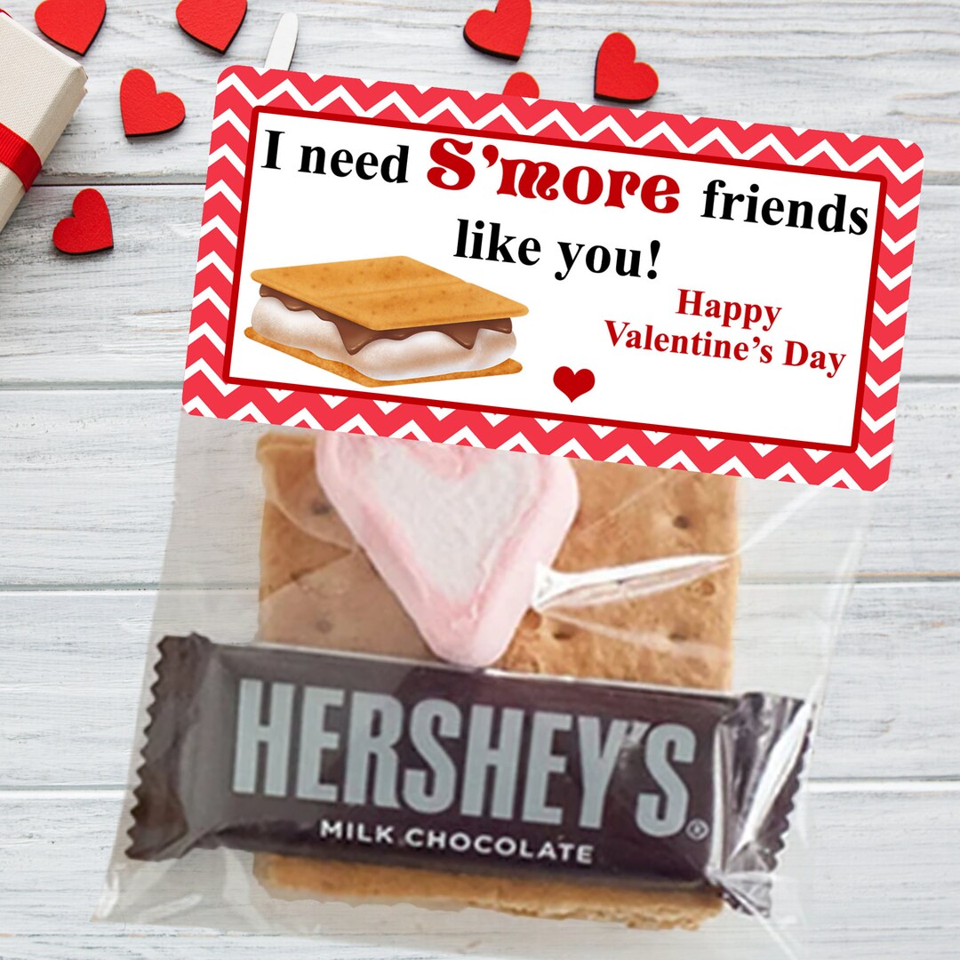 Smores Valentine Party Favors, Smores Items Not Included, Smore Treat ...