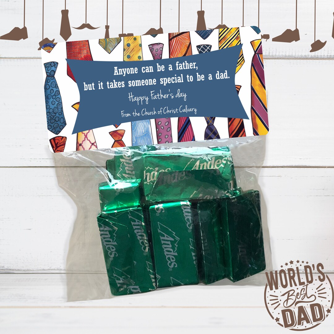 Father's Day Treat Bags, Father's Day Favors, Fathers Day, Treat Bags ...