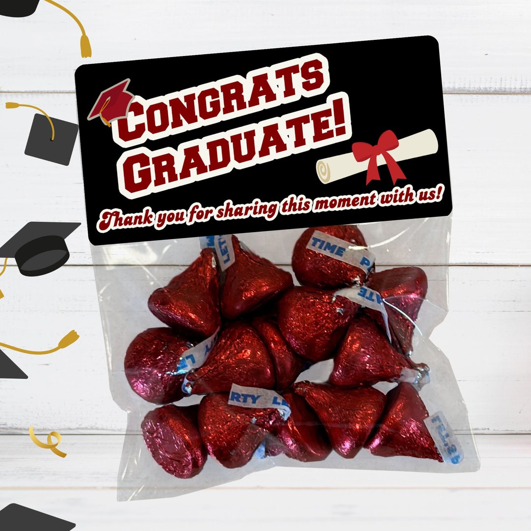 Personalized Graduation Treat Bags: Stickers Included - Etsy