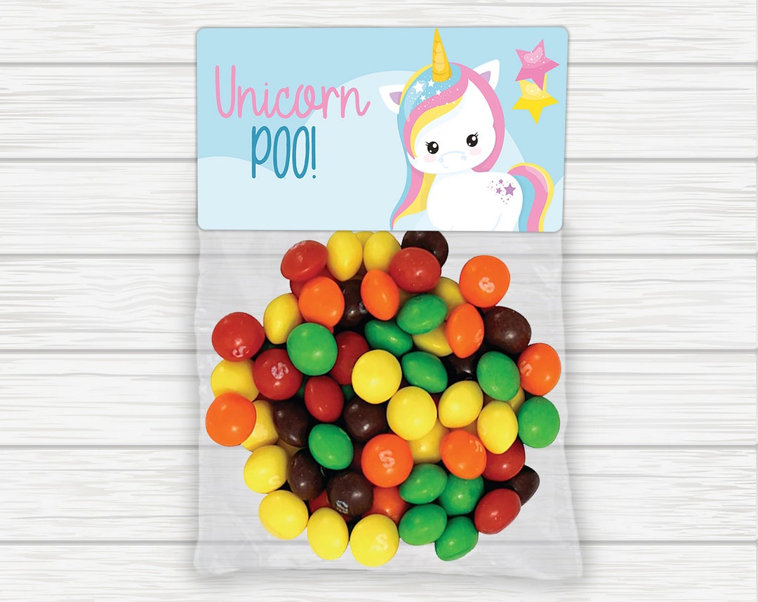 Unicorn Birthday Party Favors, Unicorn Poop, Unicorn Poo, Unicorn Bacon ...