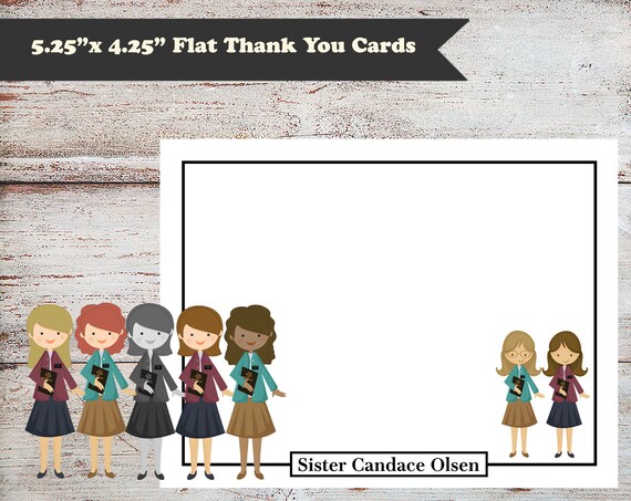 Editable Missionary Note Cards, Missionary Thank You Cards, LDS ...