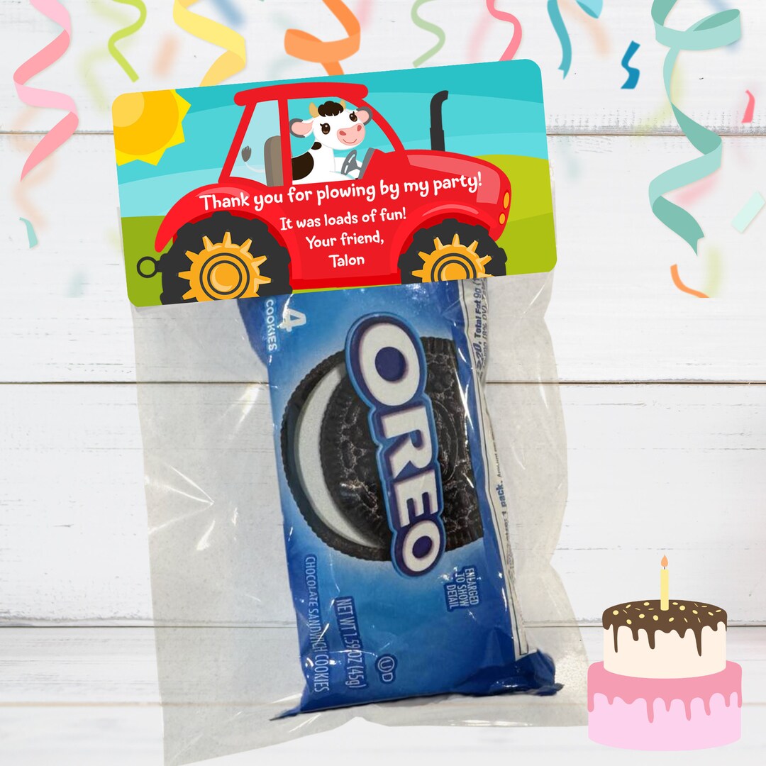 Tractor Party, Farm, Tractor Party Favors, Farm Favors, Birthday Treat ...