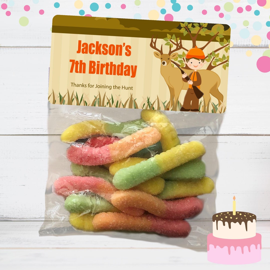 Hunting Treat Bags, Birthday Party Treat Bags, Hunter Treat Bags, Deer ...