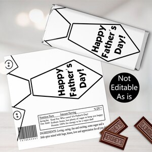 Father's Day Candy Bar Wrapper, Fathers Day Wrapper, Father's Day ...