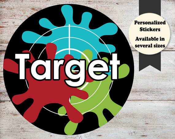 Paintball Party Stickers Paintball Party Favors Paintball | Etsy