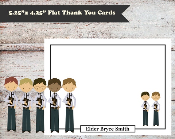 Editable Missionary Note Cards, Missionary Thank You Cards, LDS ...