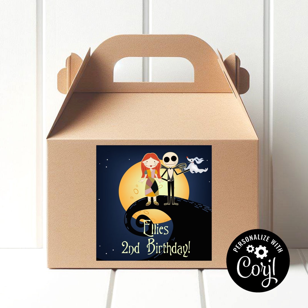 Nightmare Before Christmas Stickers, Nightmare Before Christmas Tags ...