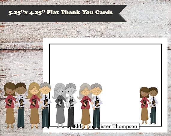Editable Missionary Note Cards, Missionary Thank You Cards, LDS ...
