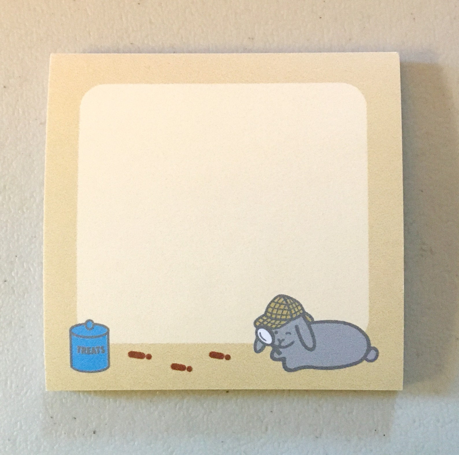 Detective Flopsy Rabbit Sticky Notes: Kawaii Bunny Post-it Notes - Etsy