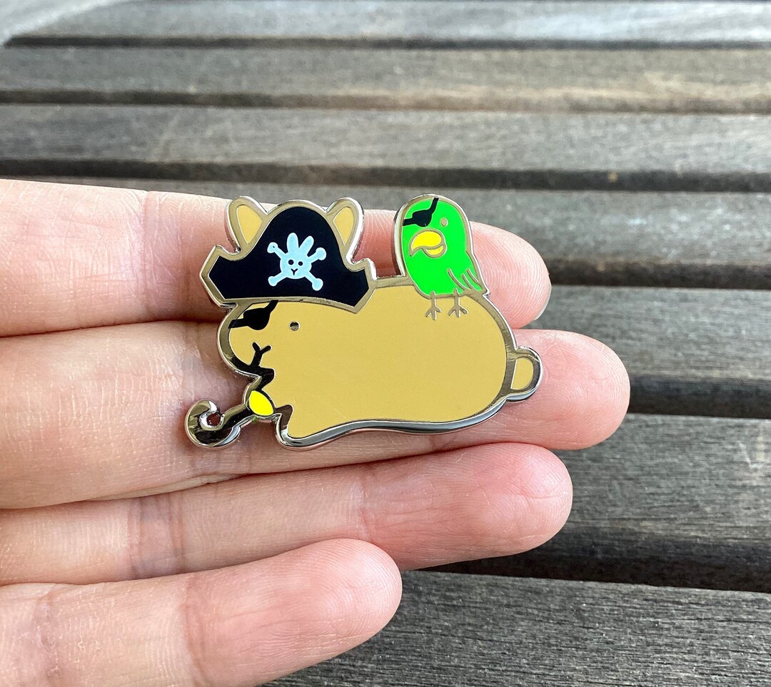 Pirate Bunny Pin, Funny Rabbit Pin - Etsy