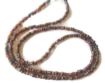 Seed bead necklace | Etsy