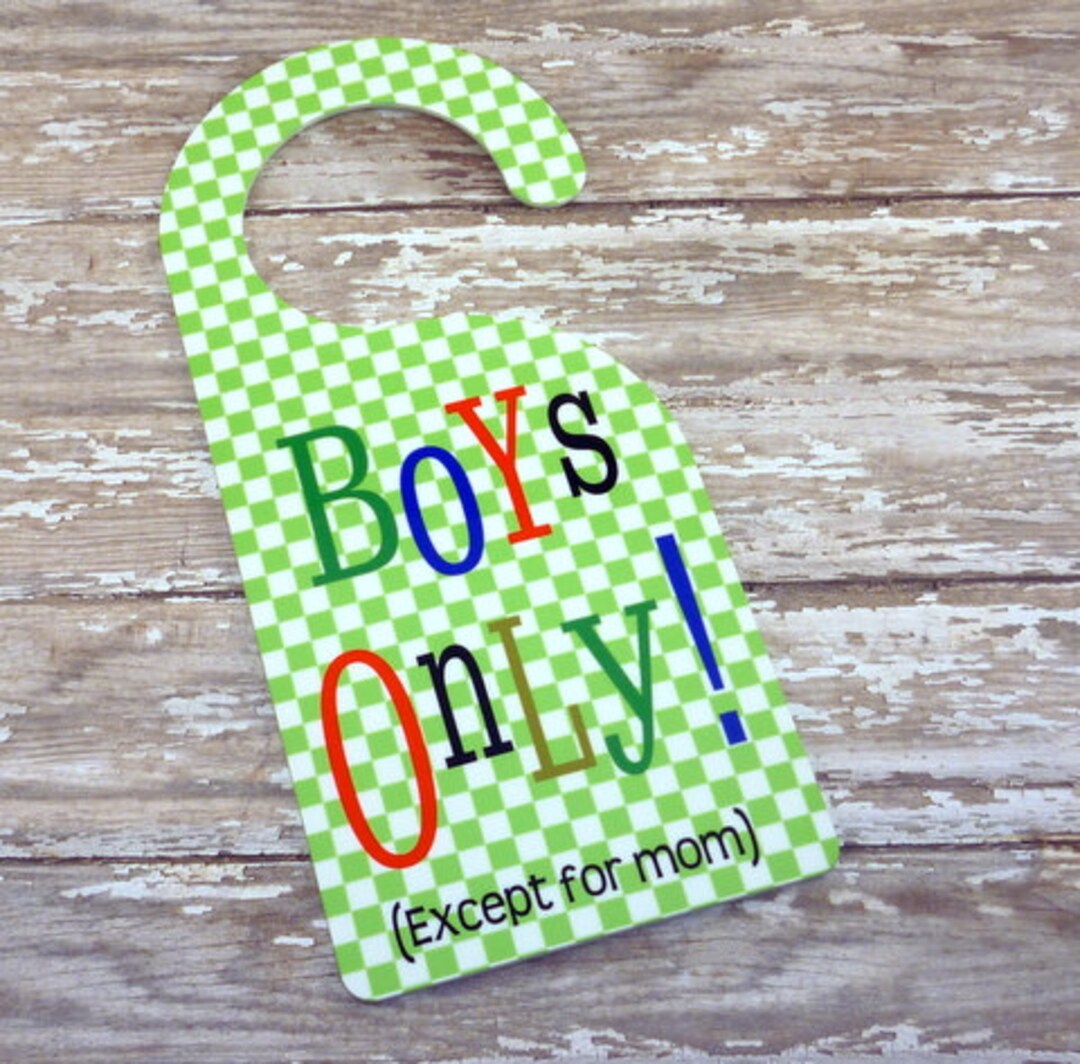 Personalized Kids Room Sign Keep Out Privacy Gift New Hanging Home Door ...