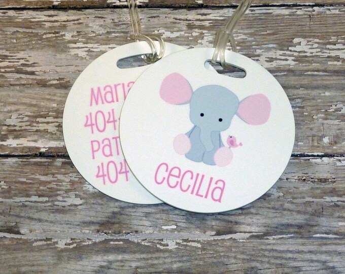 Personalized Diaper Bag Tag FREE SHIPPING, Luggage Tag, Kid Luggage Tag ...
