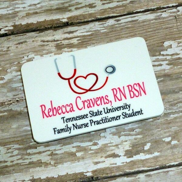Nurse Name Badge - Etsy