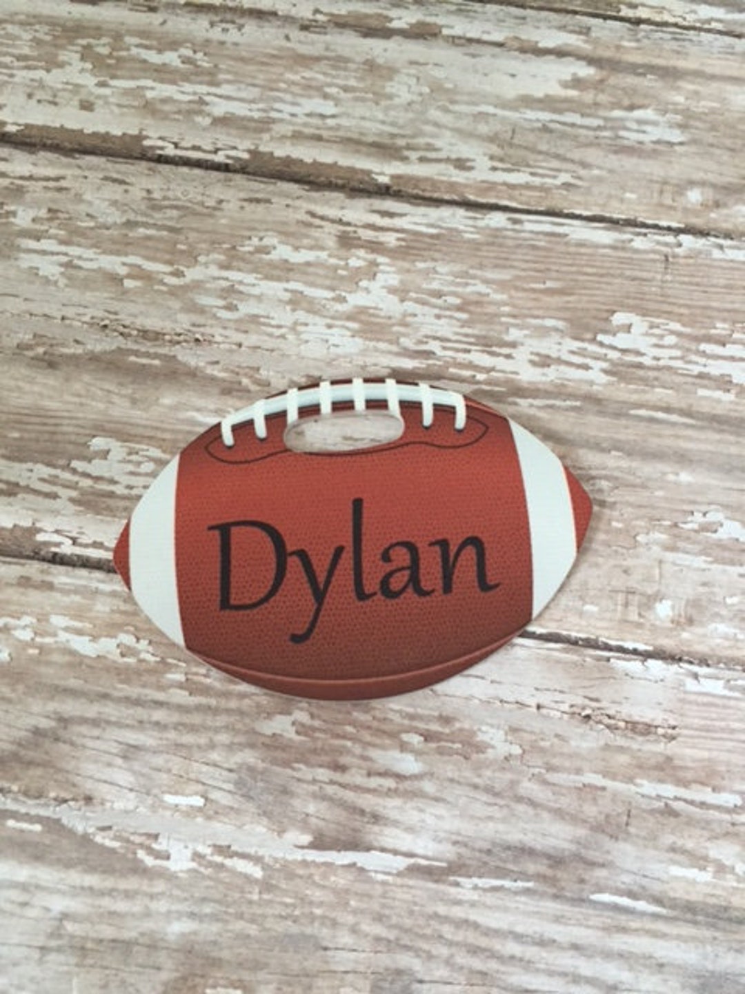 Football Bag Tag Personalized Player Sports Team Gear Coach Ball Bag ...
