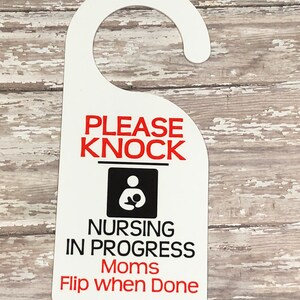 Pumping in Progress Do Not Disturb Office/ Nursery Custom Sign Baby ...