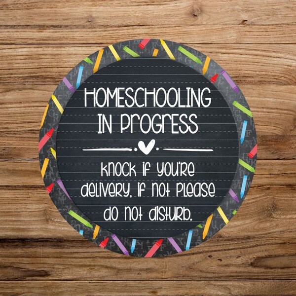 Homeschool Do Not Disturb Sign - Etsy