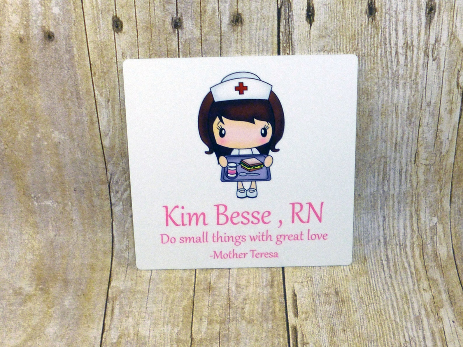 Personalized Locker magnet or Desk sign office magnet 5x5 | Etsy