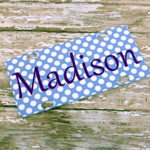 Personalized License Plate Kids Bicycle Toy Car Custom Name Mini Plate ...