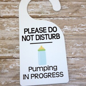 Pumping in Progress Do Not Disturb Office/ Nursery Custom Sign Baby ...