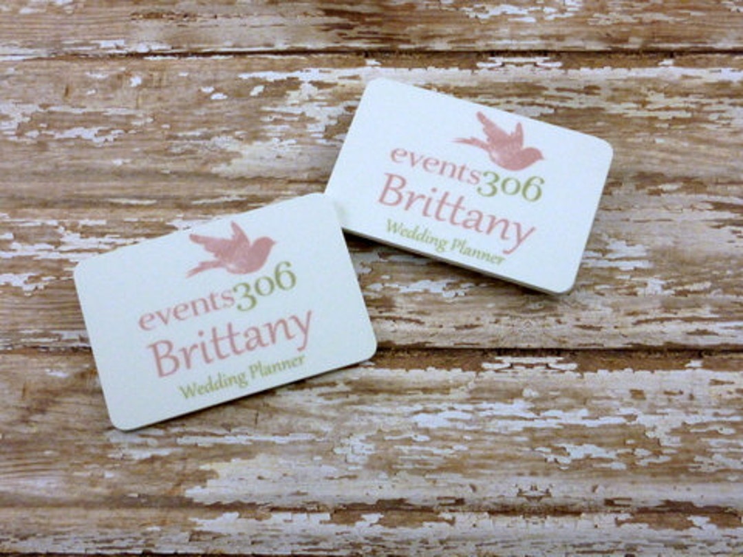 Business Logo Name Badge, Name Tag, Office Name Badge*very Durable ...