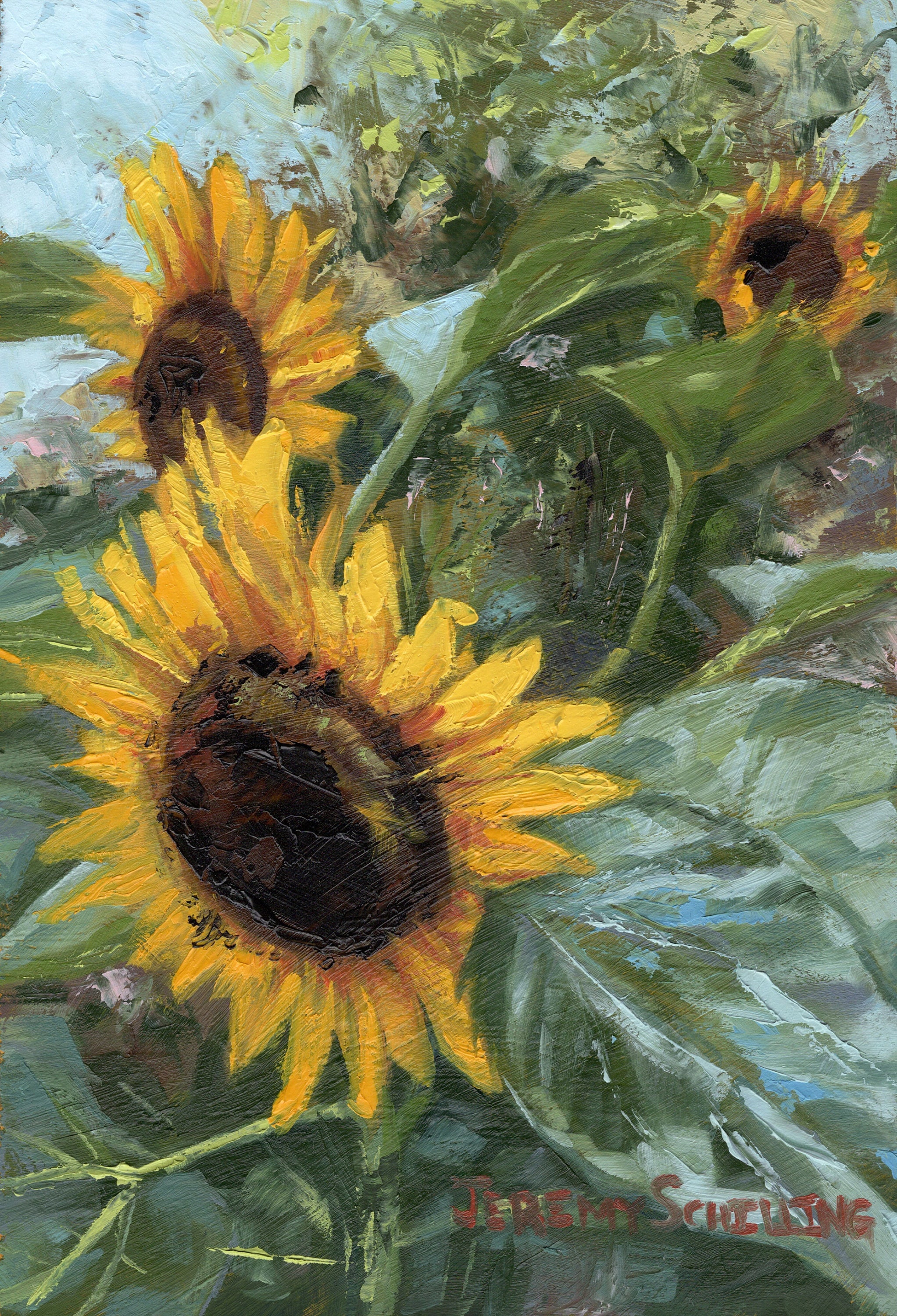 Sunflower Oil Painting