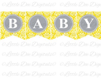 Gray and yellow sign | Etsy