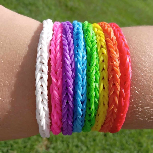 Rainbow Loom Bracelet - Etsy