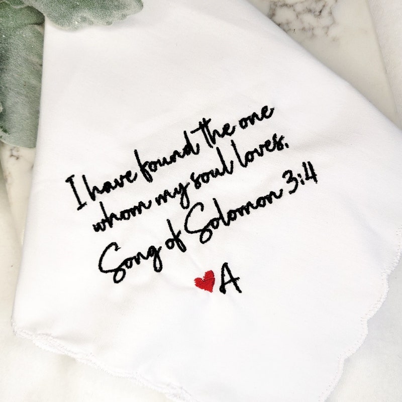 Wedding Handkerchief - Etsy