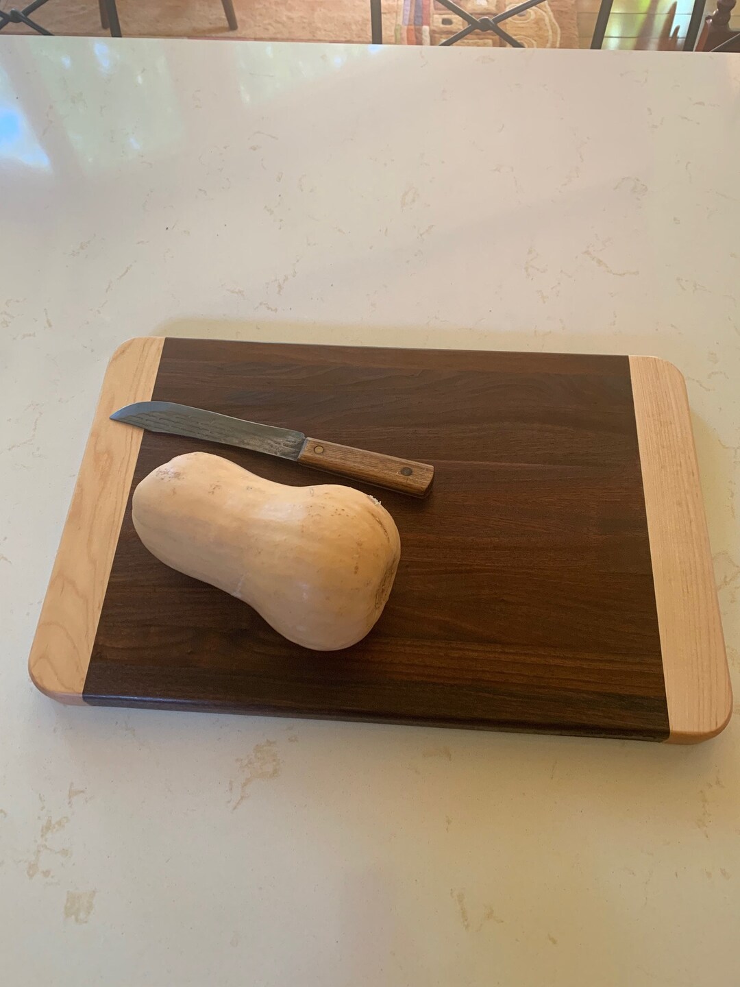 Walnut Cutting Board With Hard Maple Breadboard End Caps - Etsy