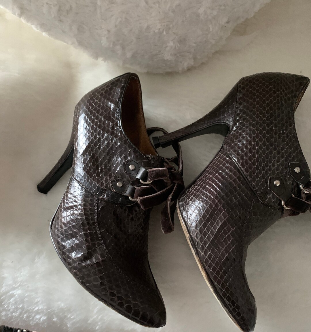 Vintage Heels, Lace up Ankle Boots, Whimsigoth Boots, Gothic - Etsy