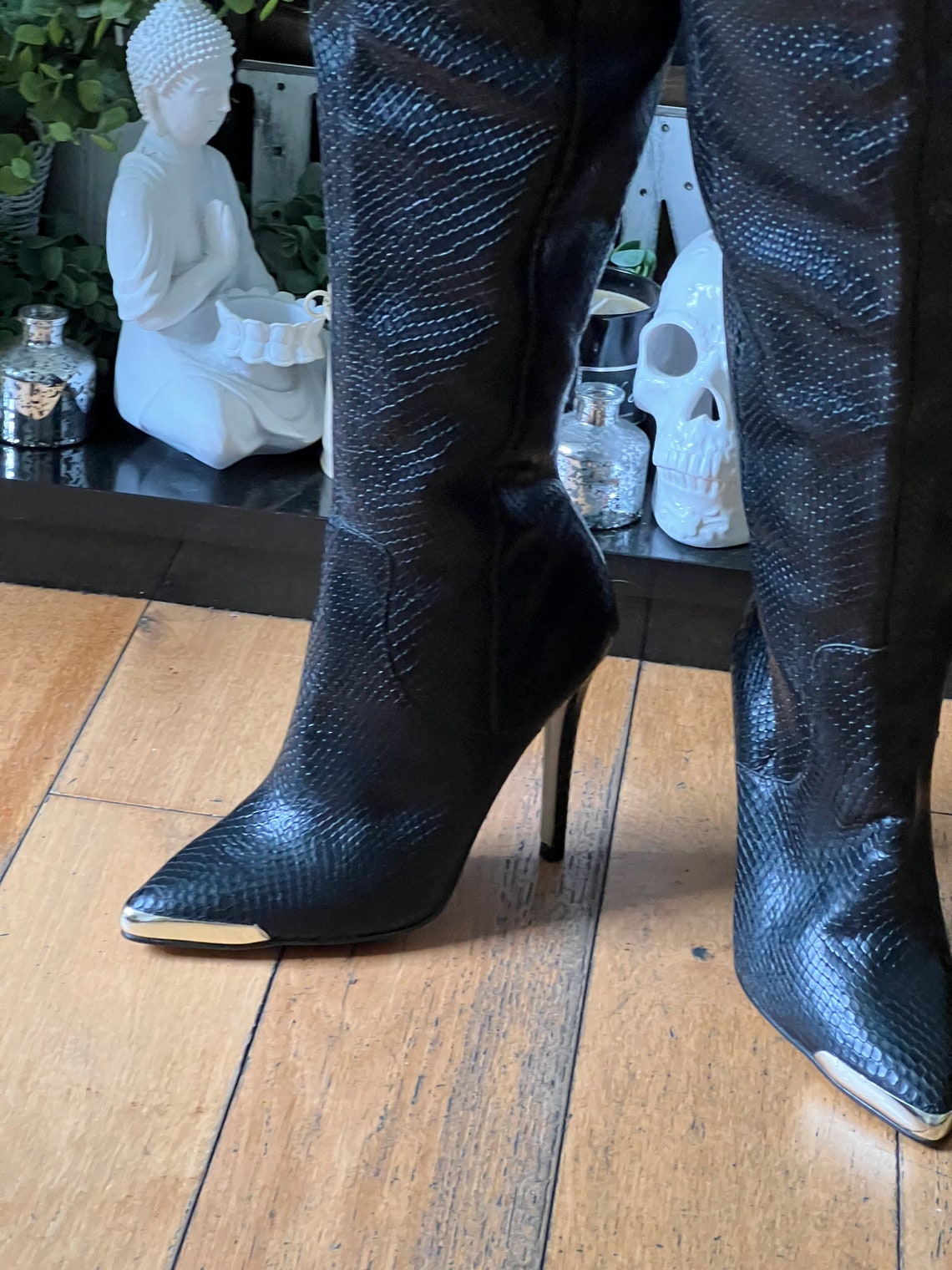 Thigh High Boots Fetish Wear Dominatrix Cosplay Mistress - Etsy