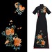 Couple Flowers Embroidered Flower Applique Patch Clothing Decoration ...