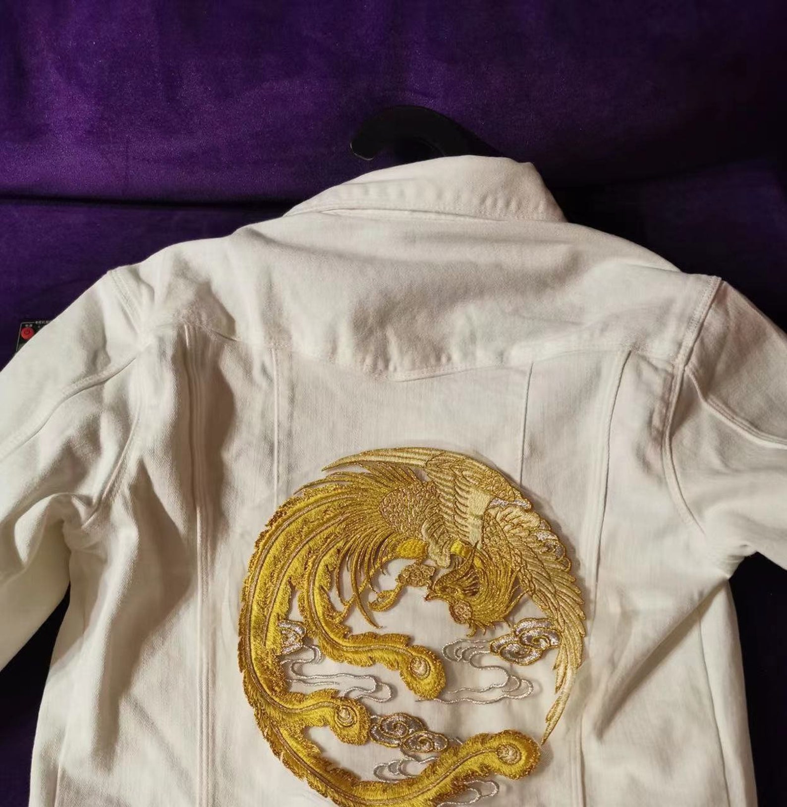 Golden Phoenix Bird Embroidered Applique Patch Clothing Decoration - Etsy