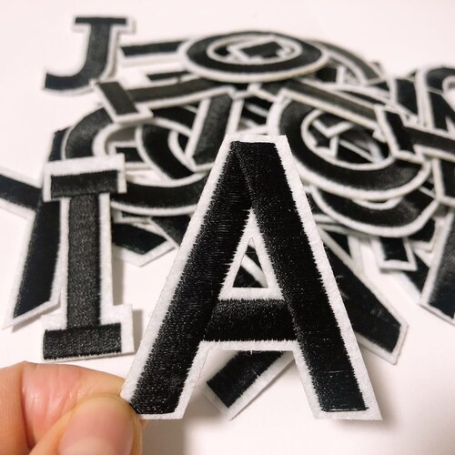 Mutiple Color Letters Patch Alphabet Embroidered Applique - Etsy