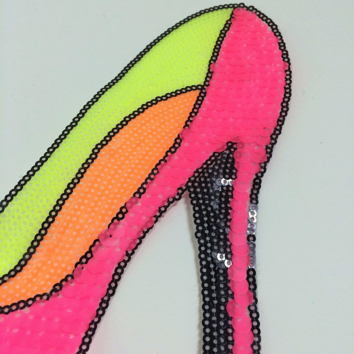 Shoes Paillettes Applique Patch Sequined Applique 18CM*22.7CM - Etsy