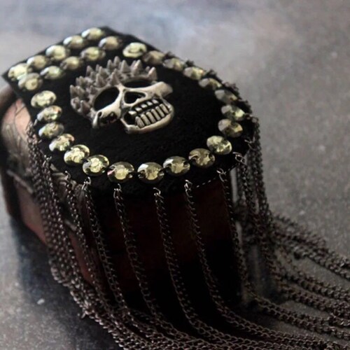 A Pair Tassels Epauletsgold Stud Epaulets Gold Studs Shoulder - Etsy