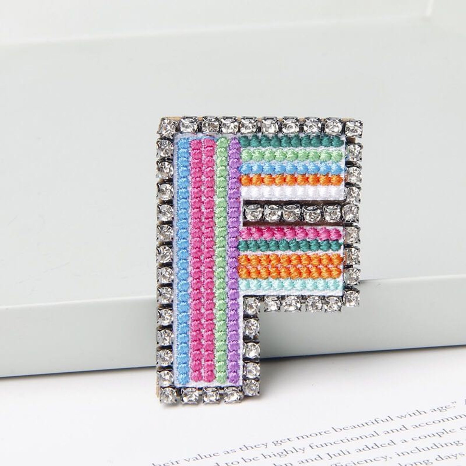 Embroidered Colorful Alphabet Letters Embroidered Applique - Etsy