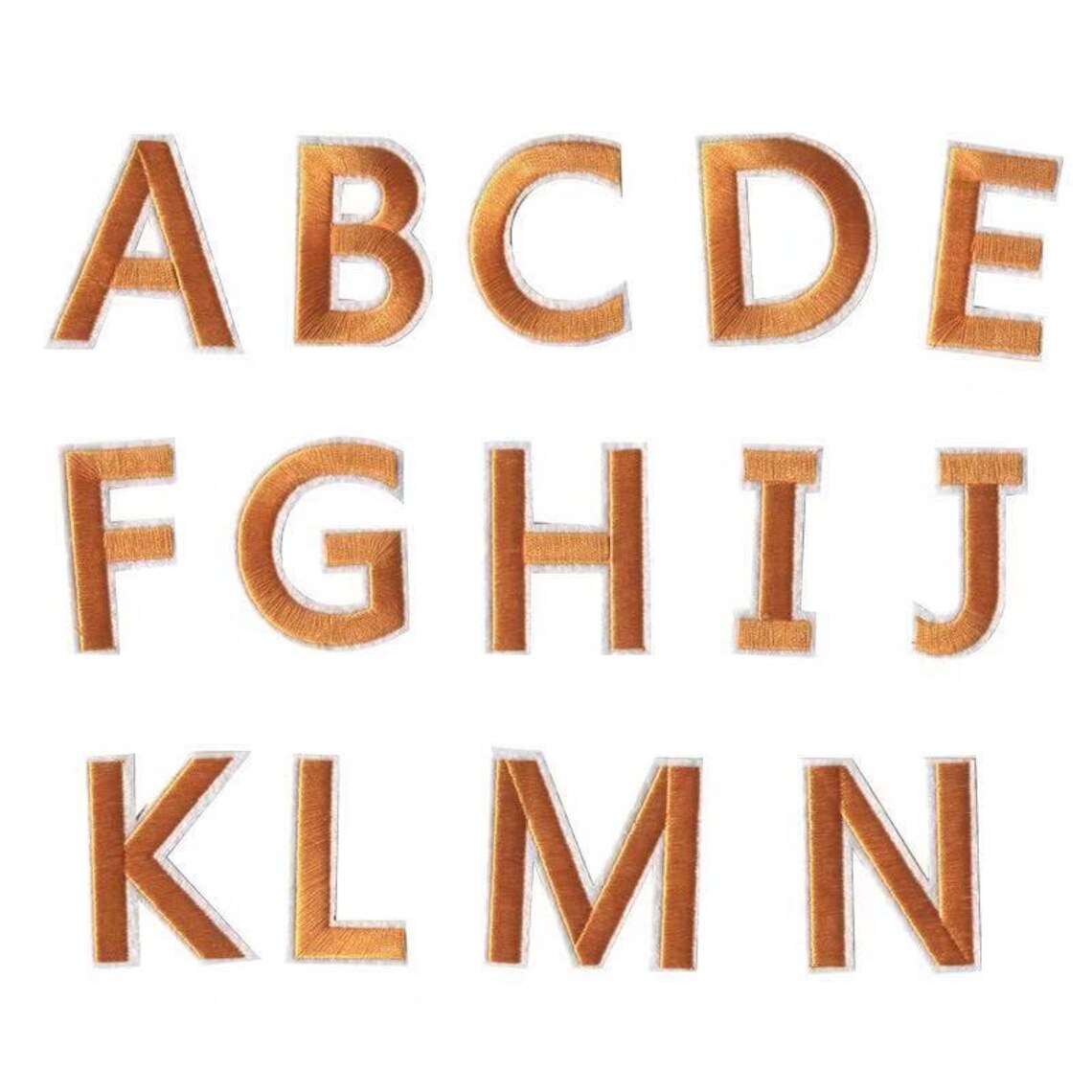 Embroidered Letters or Numbers Applique Patch,iron on Name Letters ...